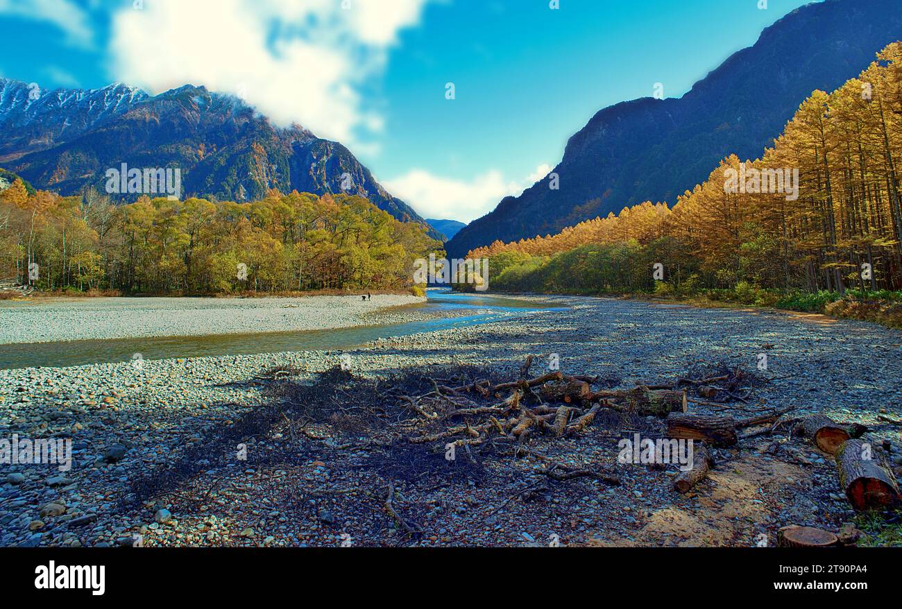 Kamikochi National Park in the Northern Japan Alps of Nagano Prefecture ...