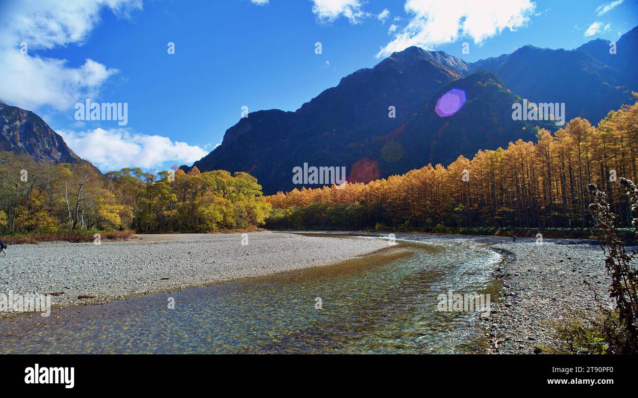 Kamikochi National Park in the Northern Japan Alps of Nagano Prefecture ...