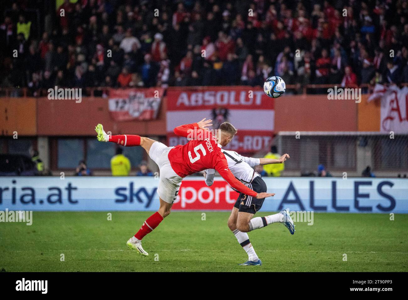 ienna, Austria 21 November 2023 Friendly soccer match Austria Germany ...