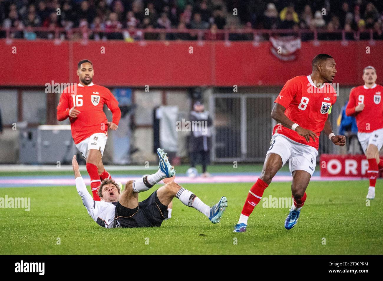 Vienna, Austria 21 November 2023 Friendly soccer match Austria Germany ...