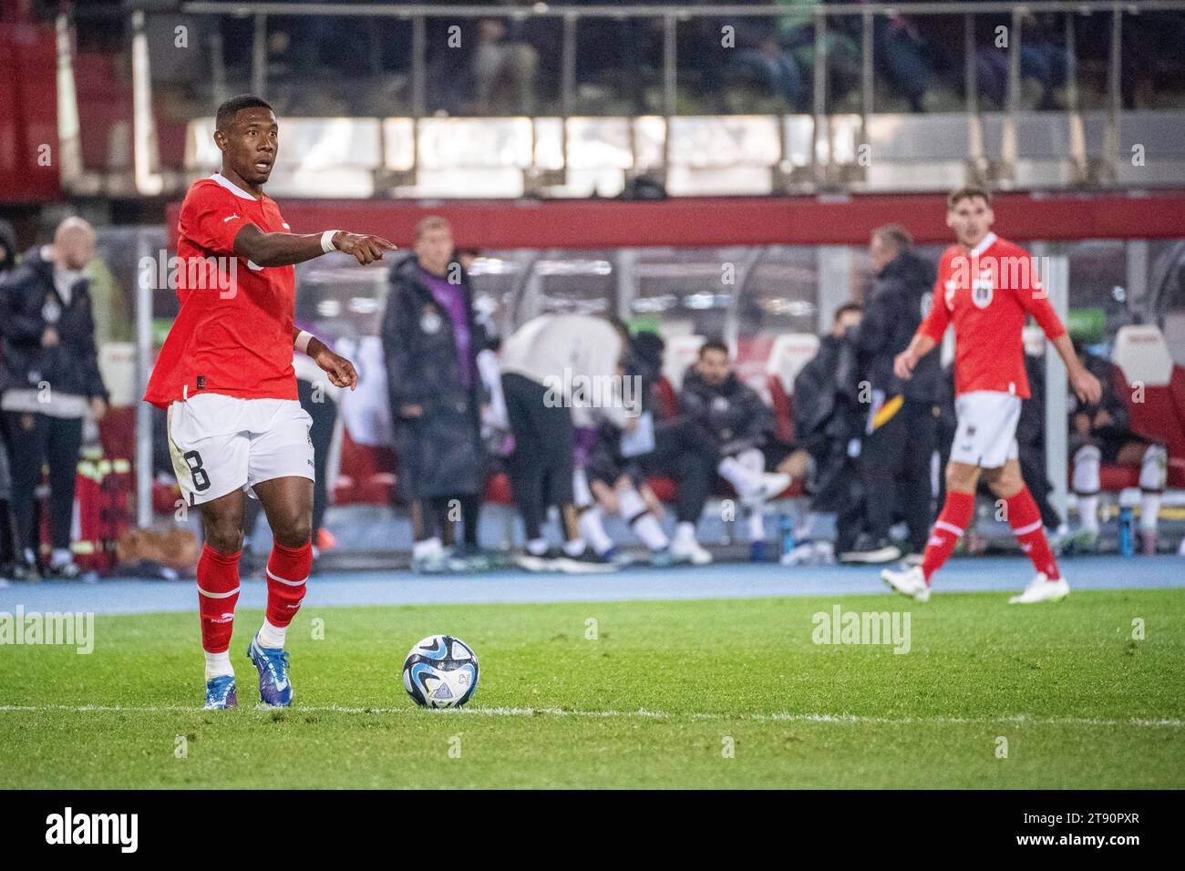 Vienna, Austria 21 November 2023 Friendly soccer match Austria Germany ...