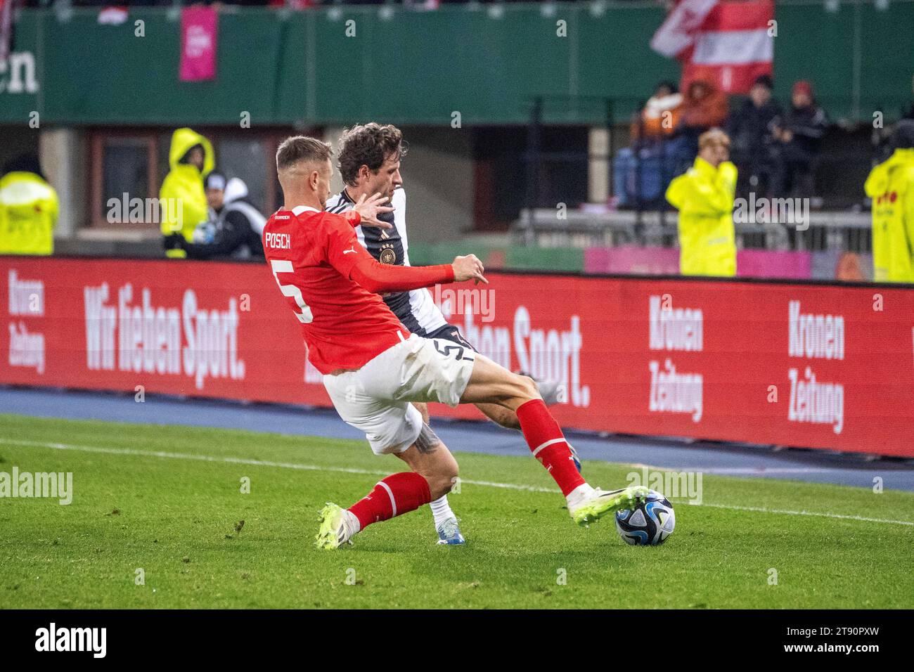 Vienna, Austria 21 November 2023 Friendly soccer match Austria Germany ...