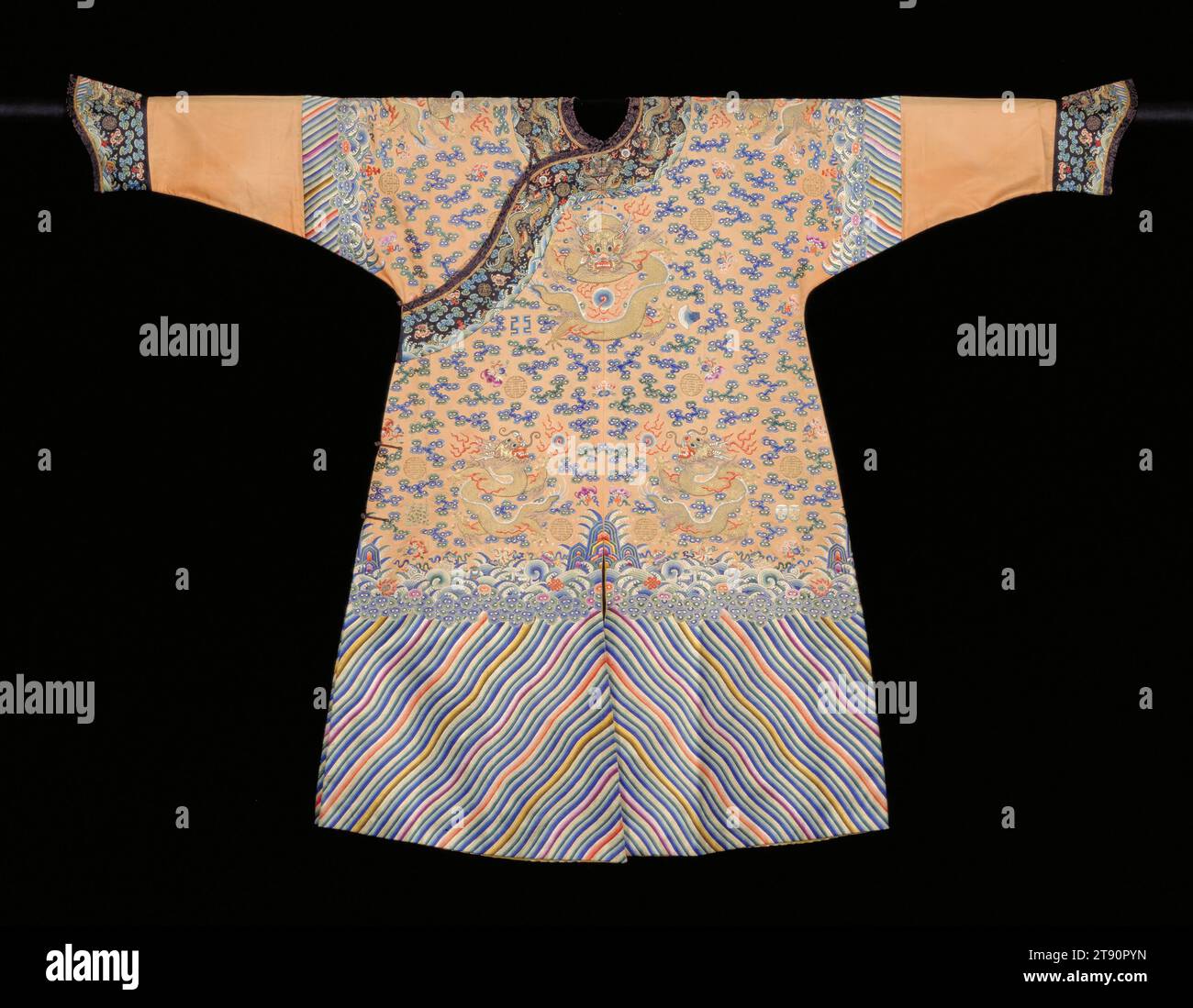 Twelve Symbol Robe, 1821-1850, L.57 in., Silk, China, 19th century ...