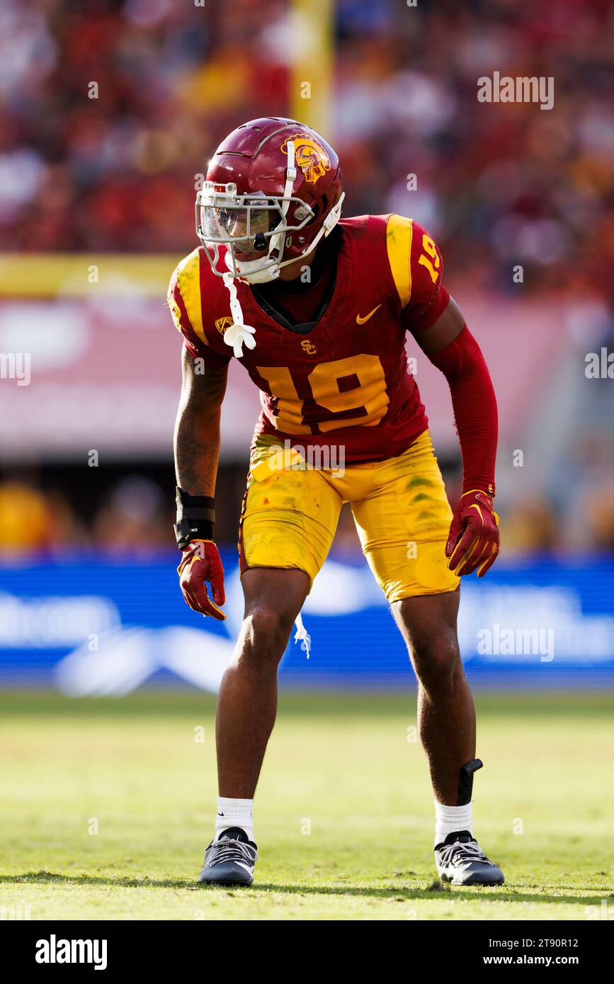 USC Trojans safety Jaylin Smith (19) defends during an NCAA football ...