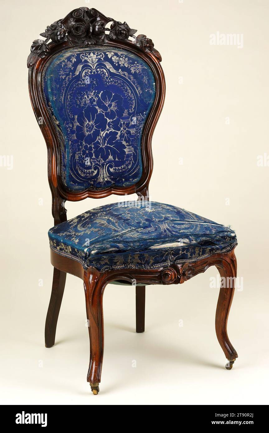 Victorian side chair, c. 1860, John Henry Belter Factory, American, New ...