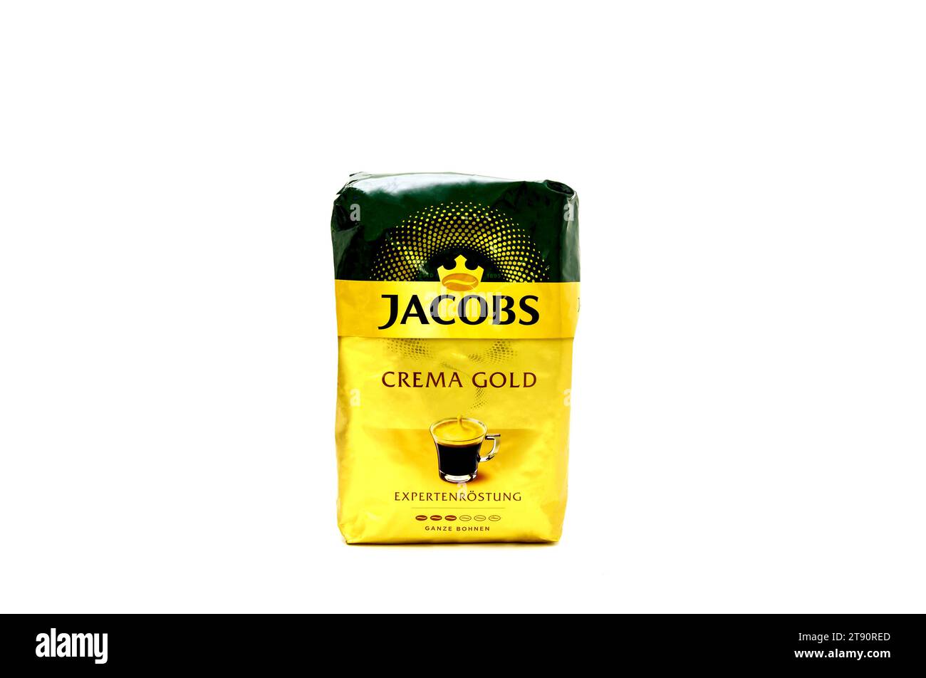 Natural coffee packaging label Cut Out Stock Images & Pictures - Alamy