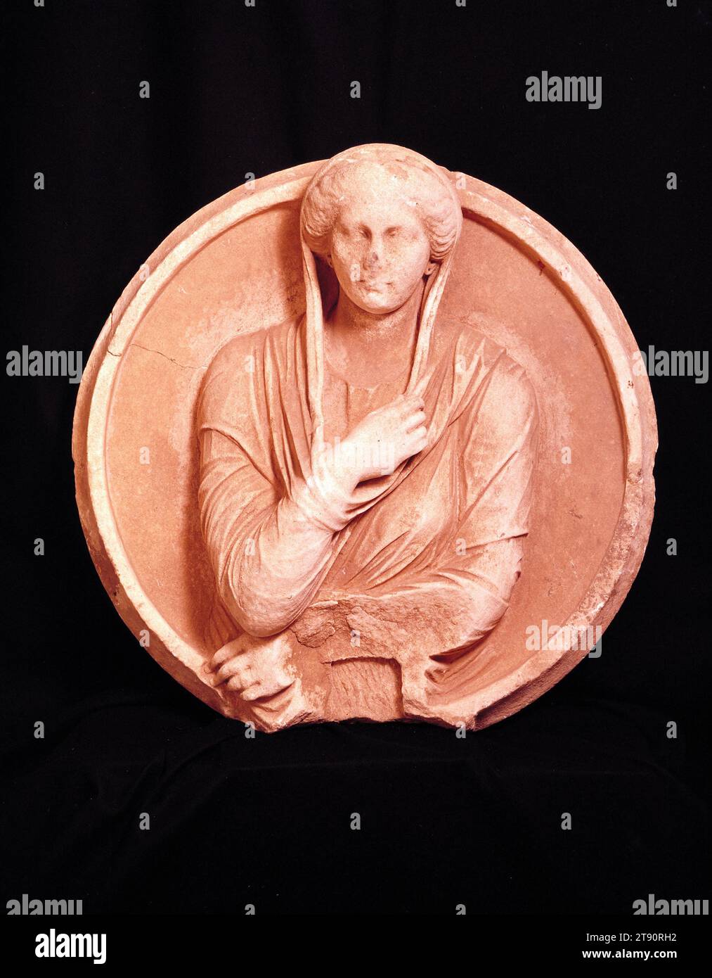 Tondo: Portrait of a Young Noblewoman, 2nd century, 32 in. (81.28 cm ...