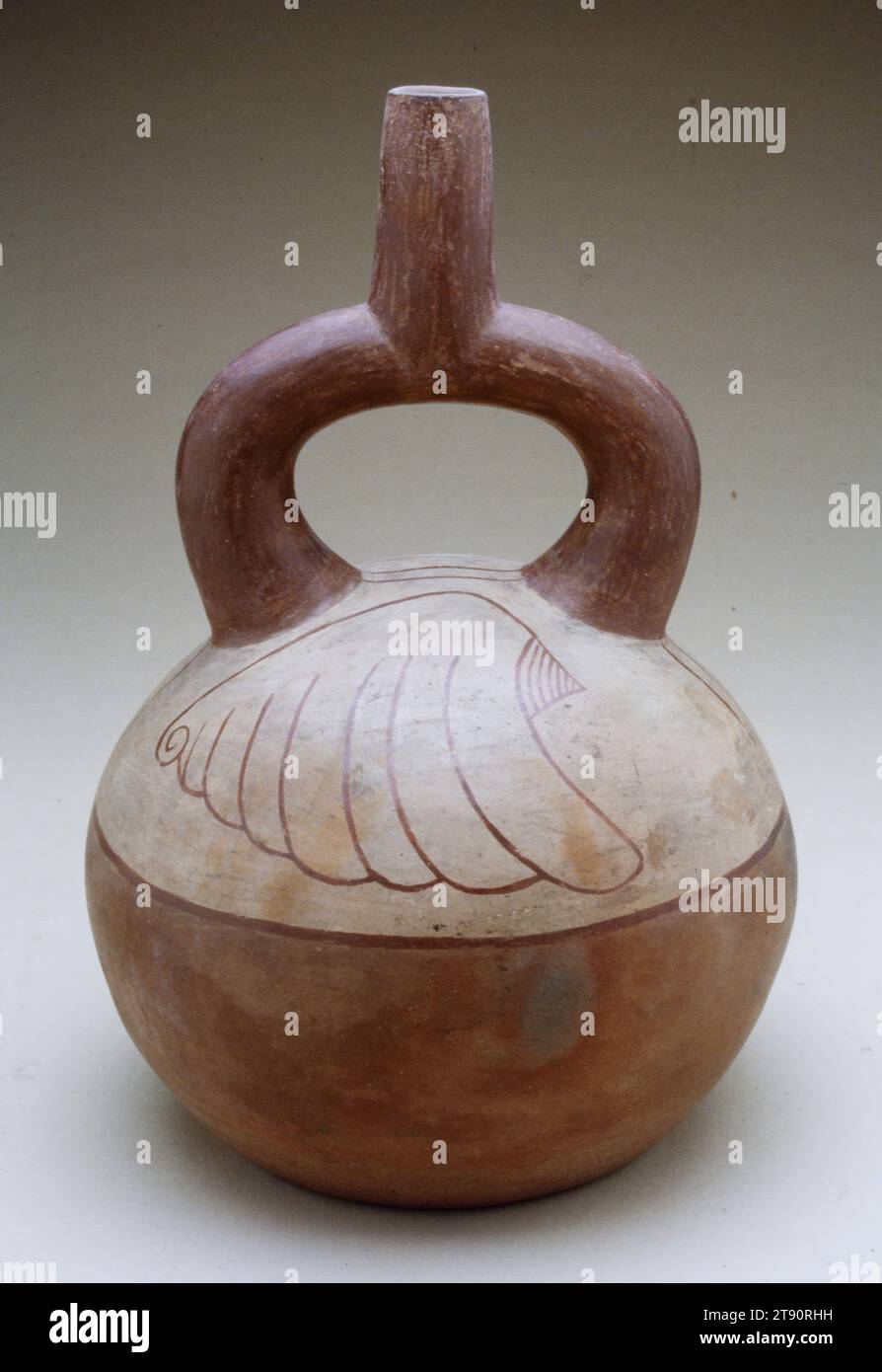 Vessel, 5th-6th century, 12 1/2 in. (31.8 cm), Clay, pigments, Peru ...