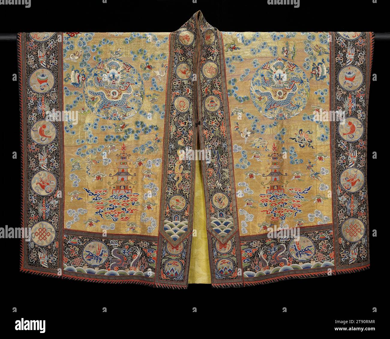 Taoist Robe, Tao Kuang period, 1821-1850, L.58-1/2 x W.51-1/2 in. (from ...