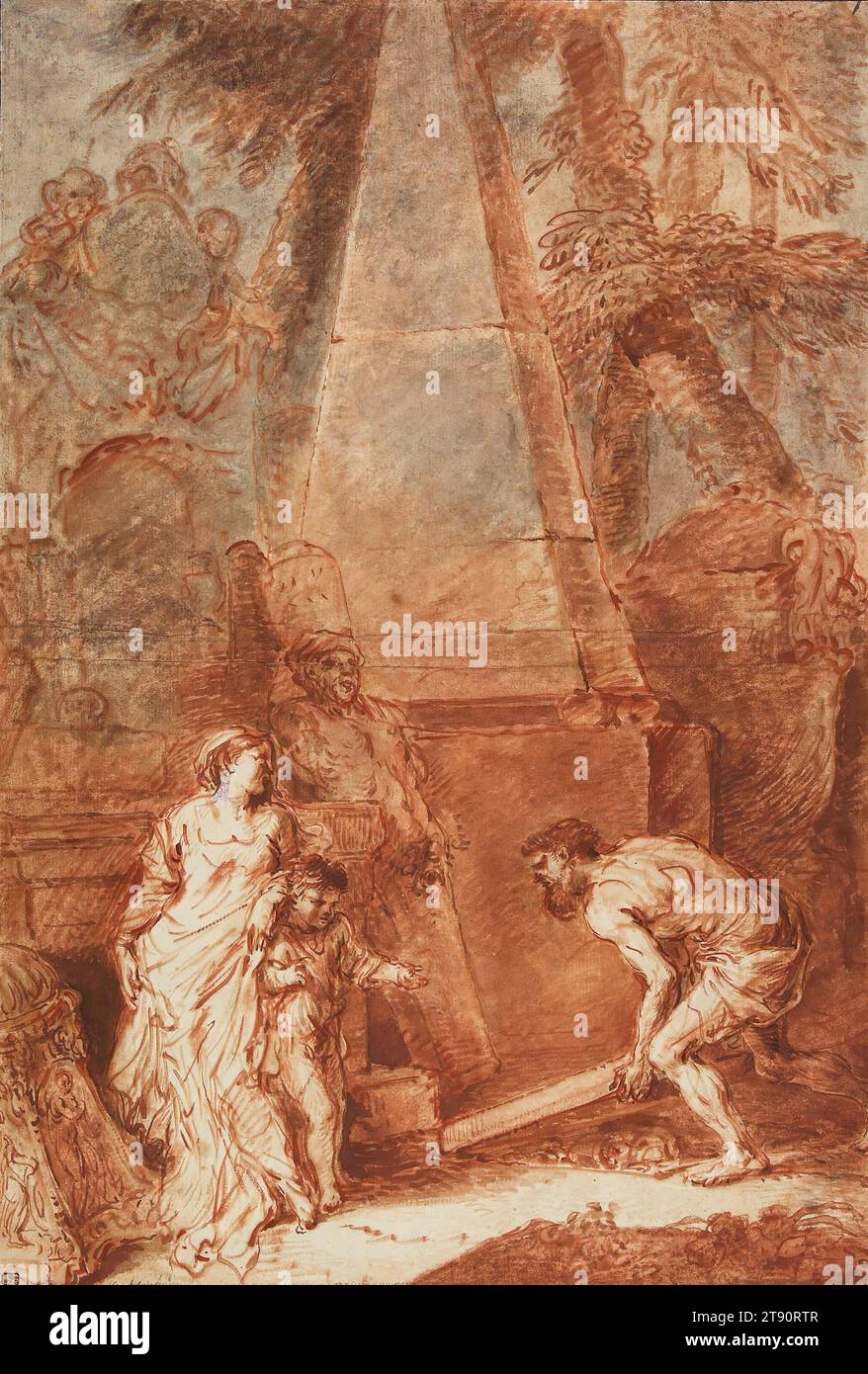 Theseus Recovering the Armor of Aegeus, c. 1780, François Valentin ...