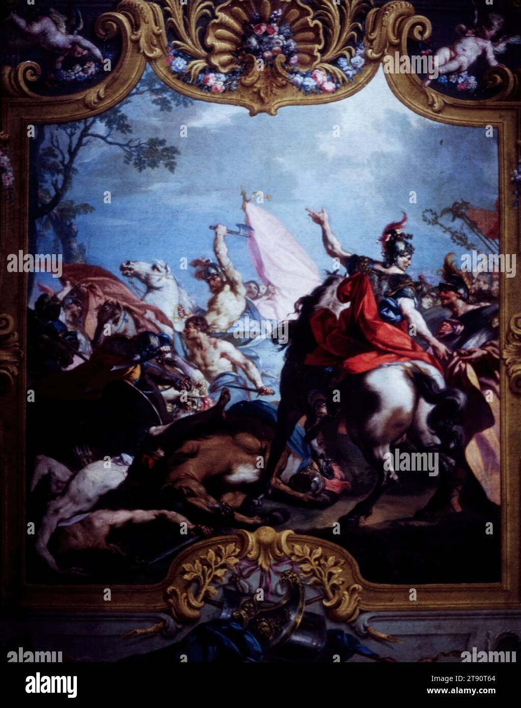 The Battle of Pharsalia, c. 1745, Claudio Beaumont, Italian, (Turin ...