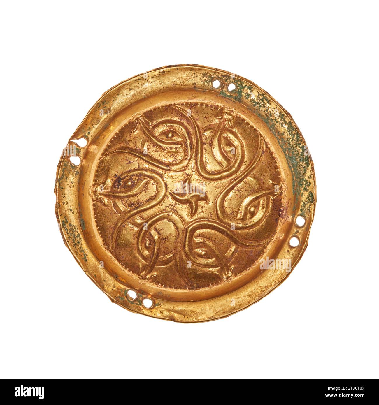 Ornament, one of a pair, 221-206 BCE, 1 7/8 in. (4.76 cm) (diameter ...