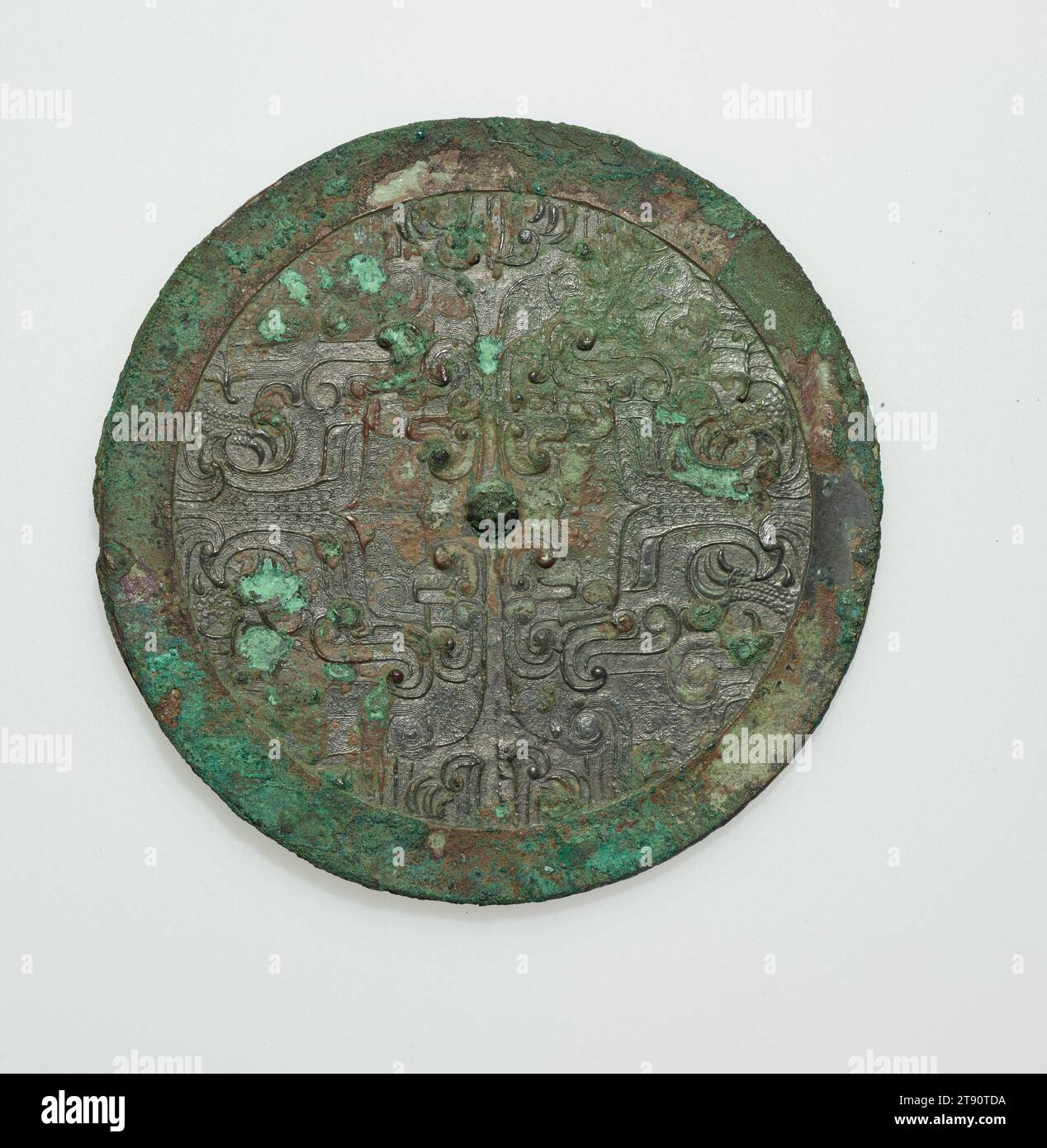 Mirror, 4th-3rd century BCE, Dia.4-7/8 in., Bronze, China, 4th-3rd ...