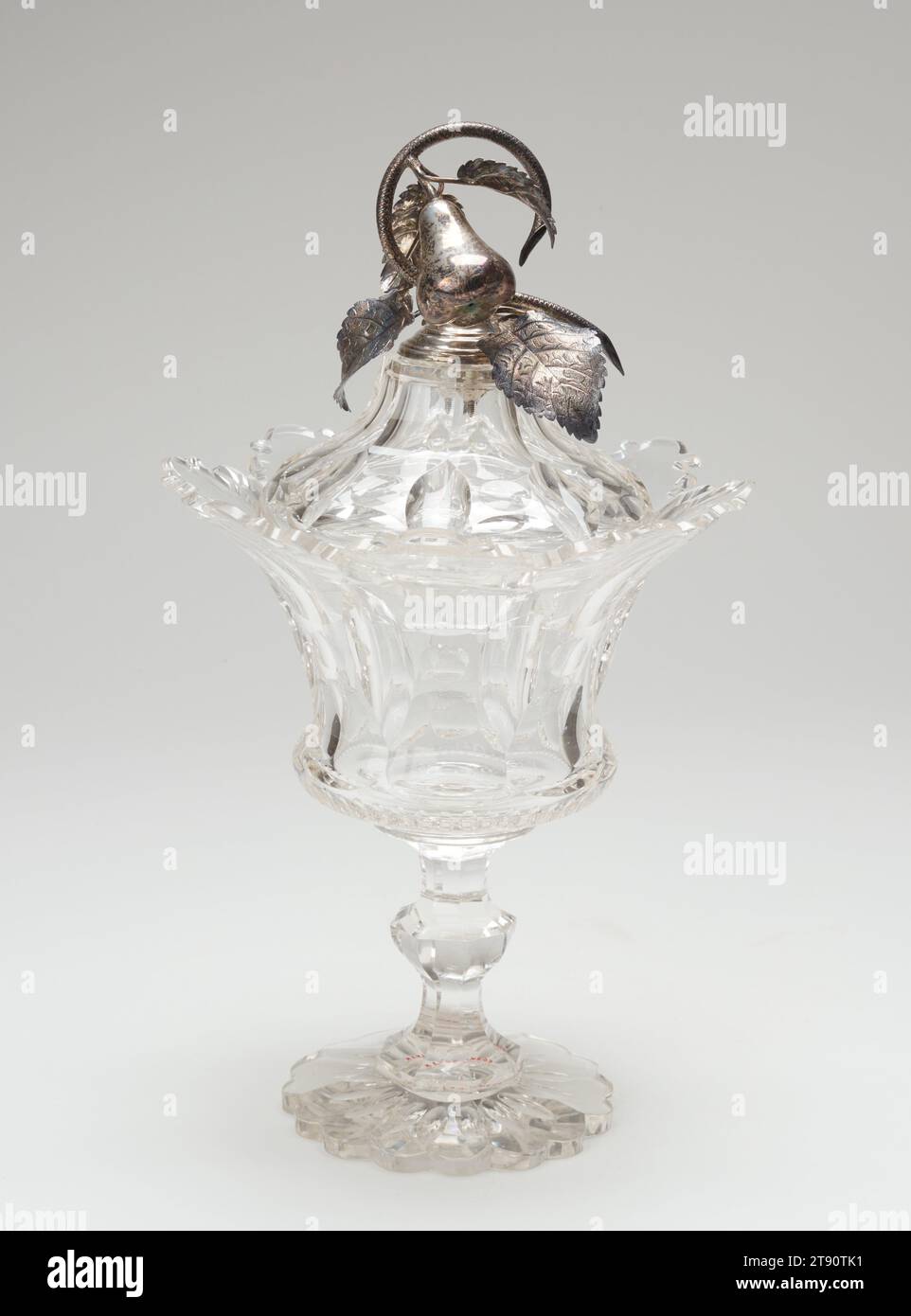 Compote, One of a Pair, 18th-19th century, H.13 in. (Compote with lid ...