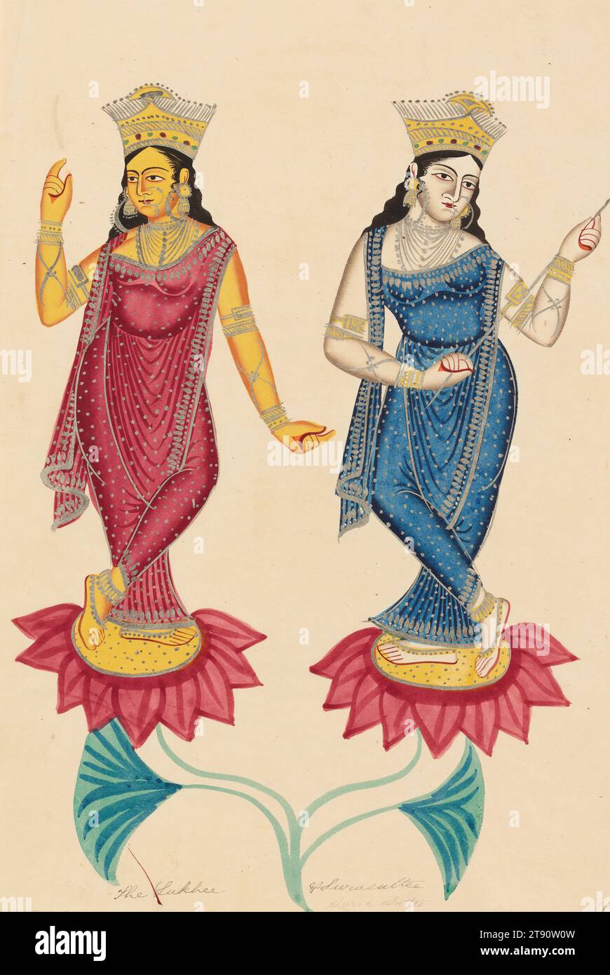 Two female deities hi-res stock photography and images - Alamy