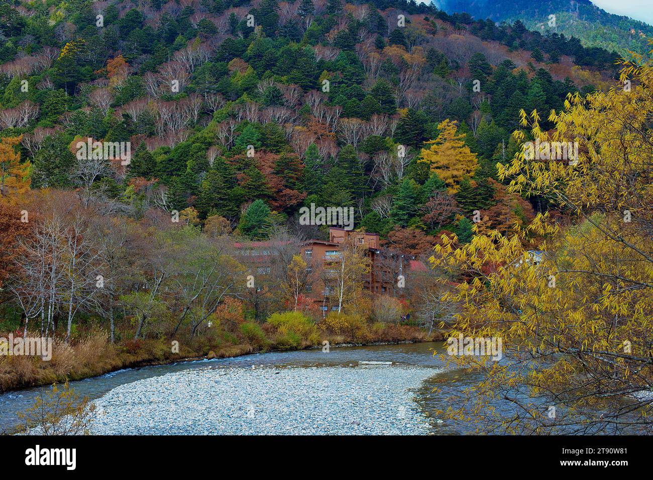 Kamikochi National Park in the Northern Japan Alps of Nagano Prefecture ...