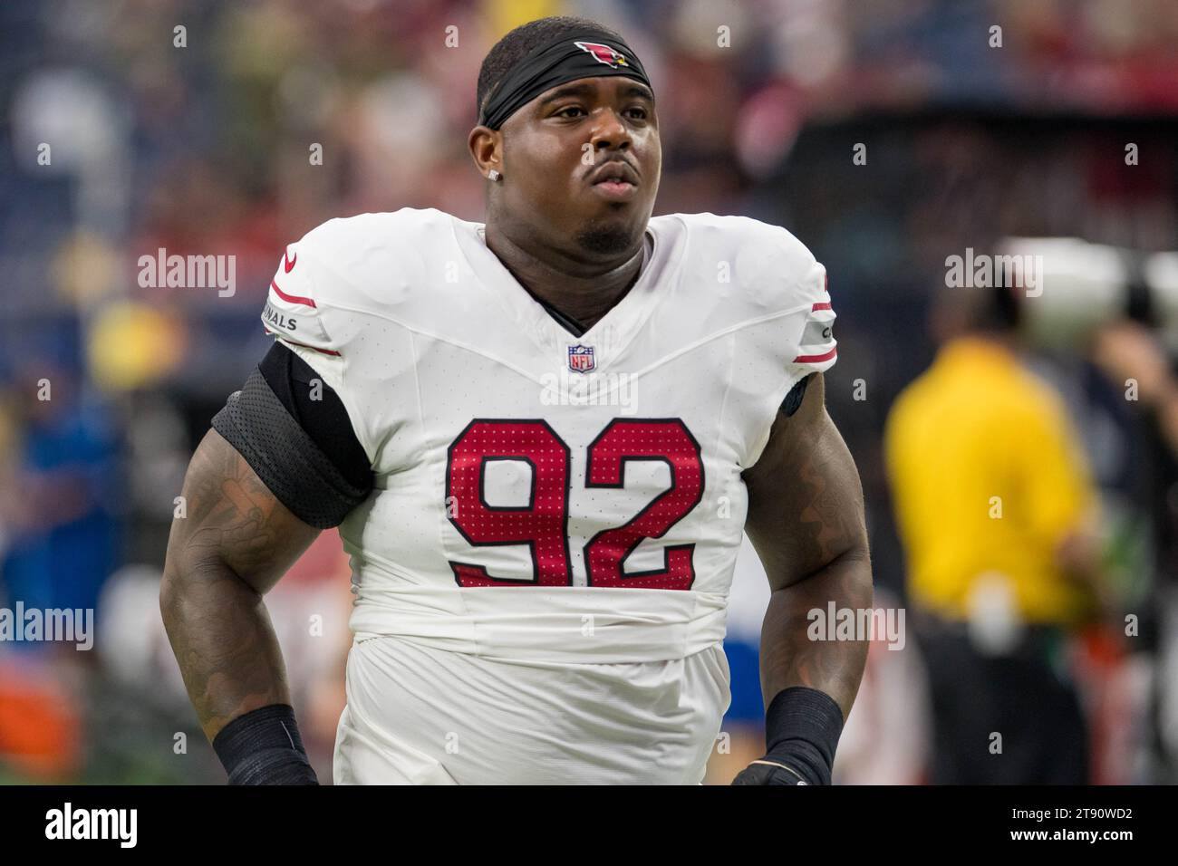 Houston, TX, USA. 19th Nov, 2023. Arizona Cardinals defensive end Kevin ...