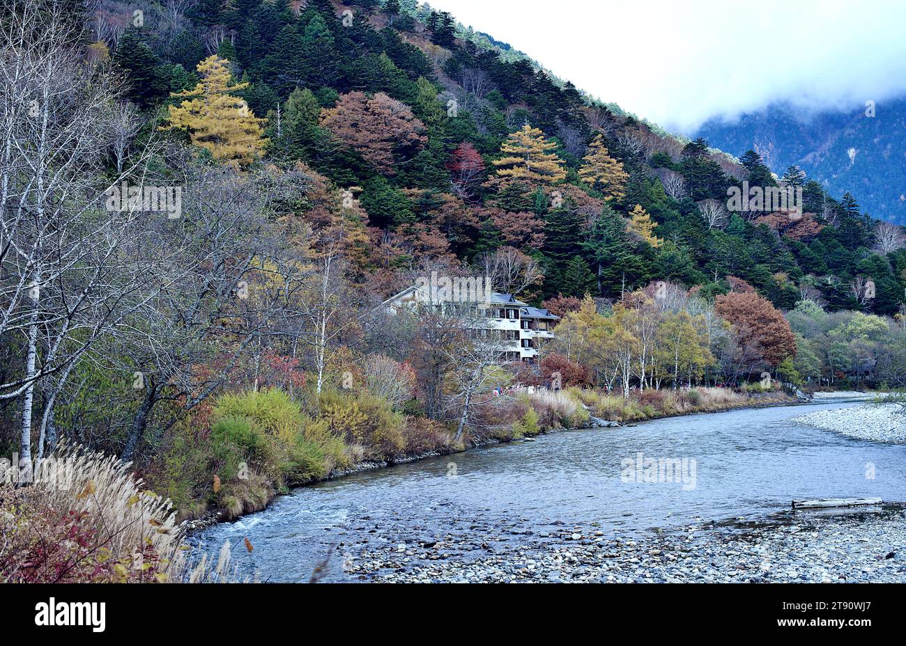 Kamikochi National Park in the Northern Japan Alps of Nagano Prefecture ...