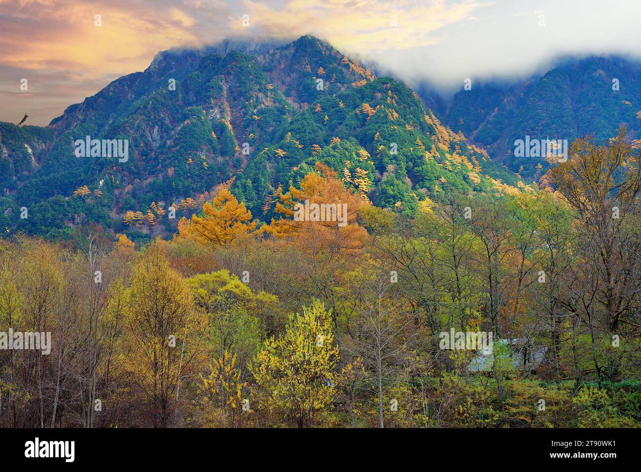 Kamikochi National Park in the Northern Japan Alps of Nagano Prefecture ...
