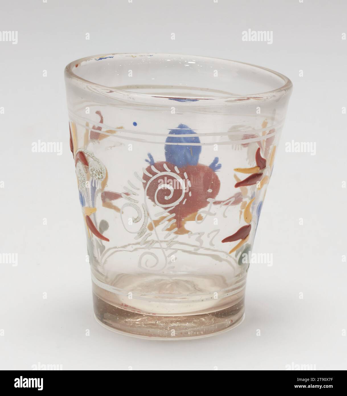 Small Beaker, 1737, 2 3/4 x 2 1/2 x 2 1/2 in. (7 x 6.35 x 6.35 cm ...