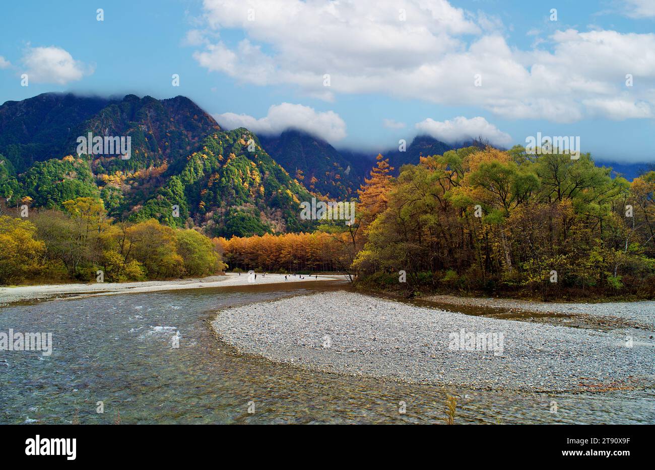 Kamikochi National Park in the Northern Japan Alps of Nagano Prefecture ...