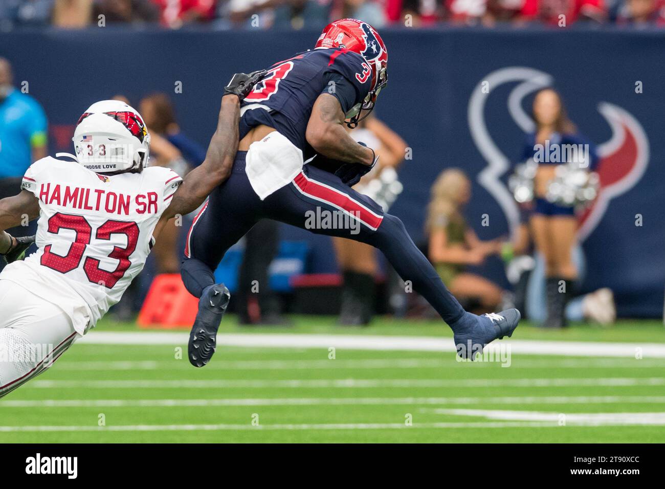 November 19, 2023: Houston Texans wide receiver Tank Dell (3) makes a ...