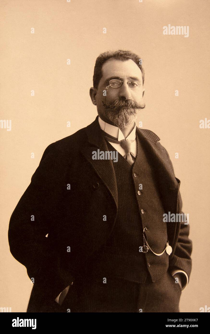 1900 , Palermo , ITALY : The celebrated Art Nouveau italian architect ...