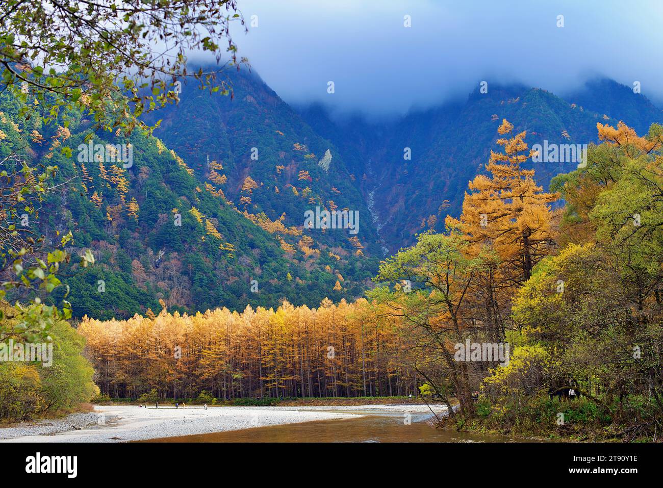 Kamikochi National Park in the Northern Japan Alps of Nagano Prefecture ...