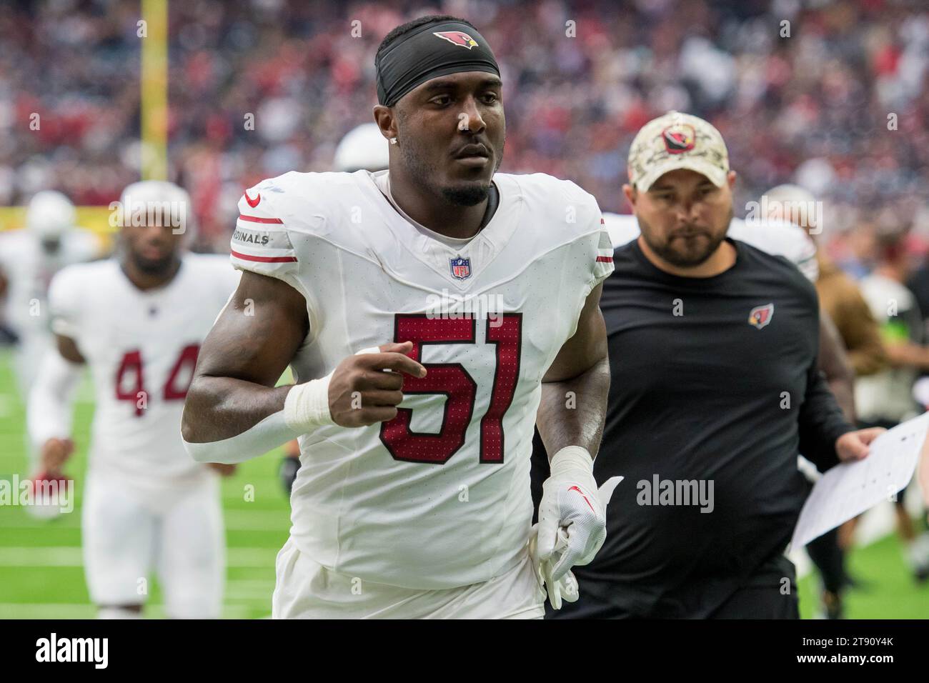 Houston, TX, USA. 19th Nov, 2023. Arizona Cardinals linebacker Krys ...