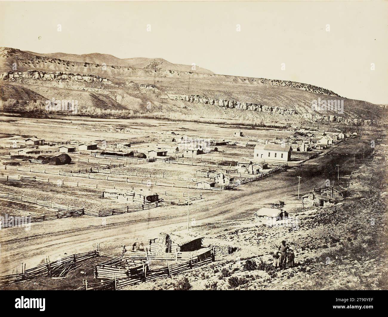 Coalville, Weber Valley, Utah, c. 1870, Andrew Joseph Russell; Author ...