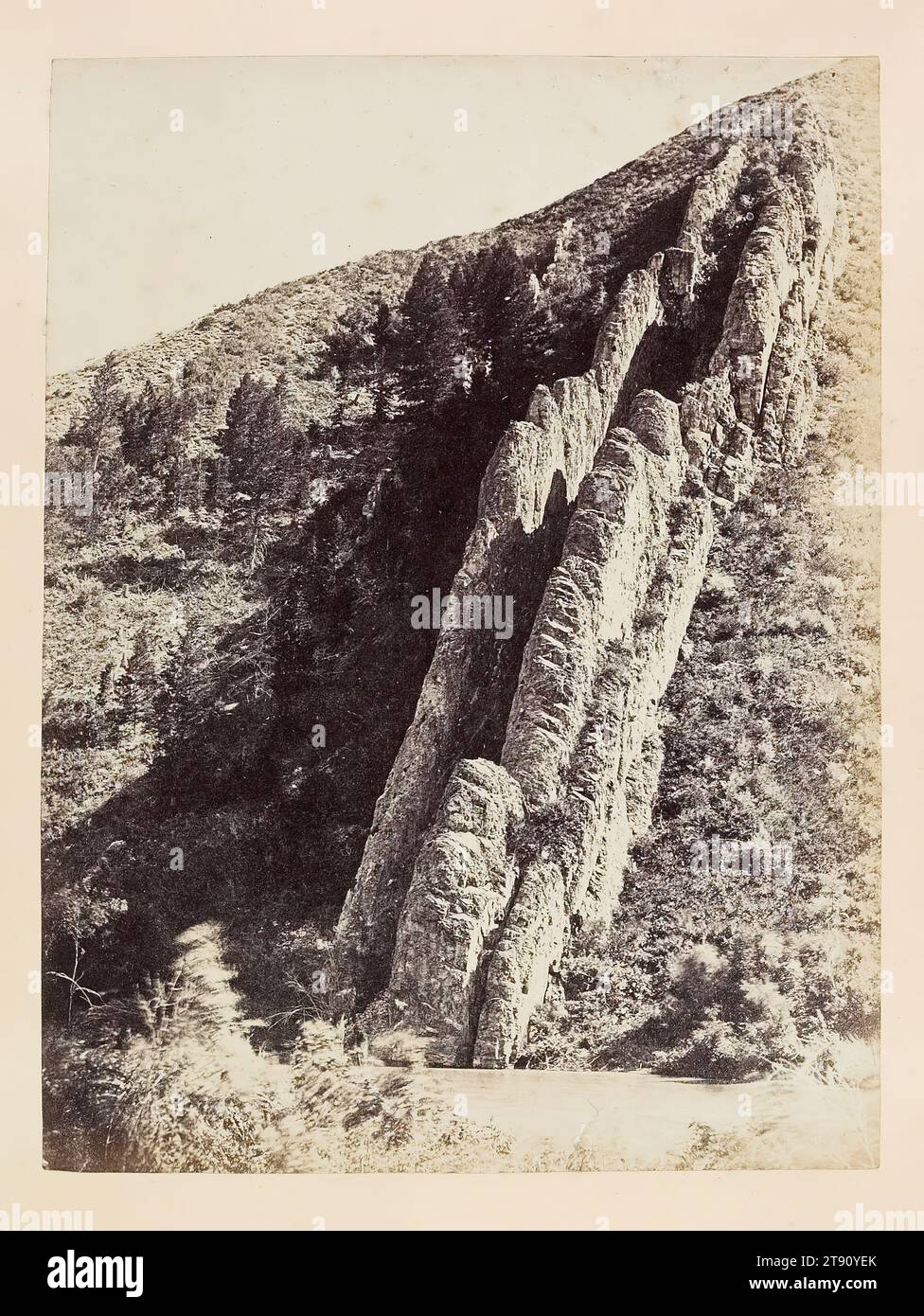 Serrated Rocks or Devil's Slide (Near View), Weber Canyon, Utah, c ...