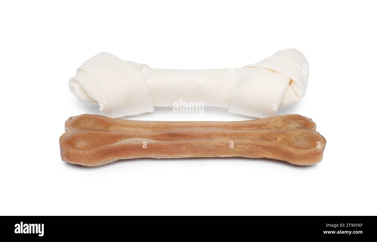 Natural dental bone dog Cut Out Stock Images & Pictures - Alamy