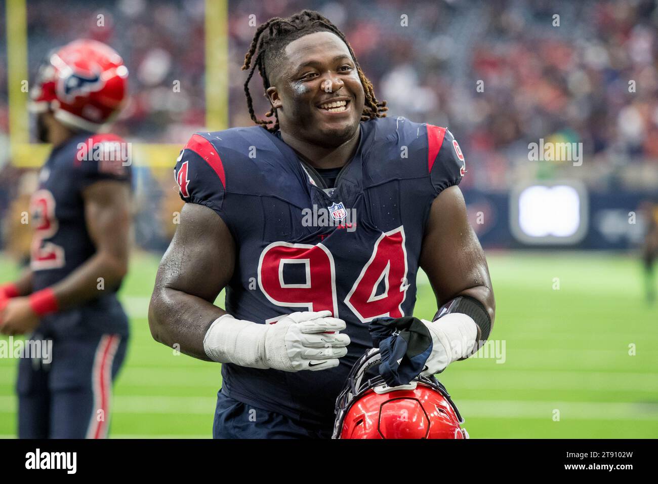 Houston, TX, USA. 19th Nov, 2023. Houston Texans defensive tackle ...