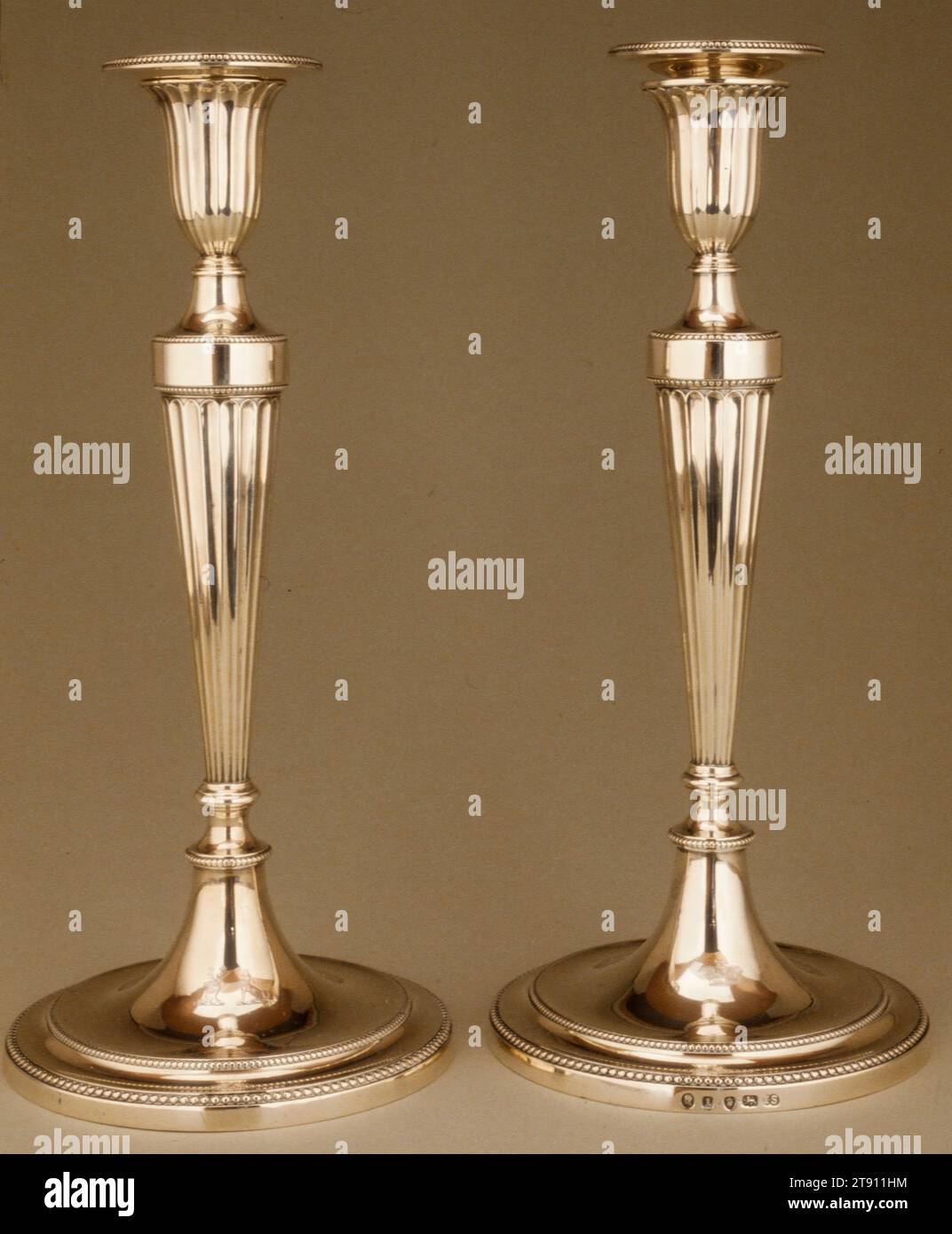 Candlestick, one of a pair, 1786, John Scofield, British, registered ...