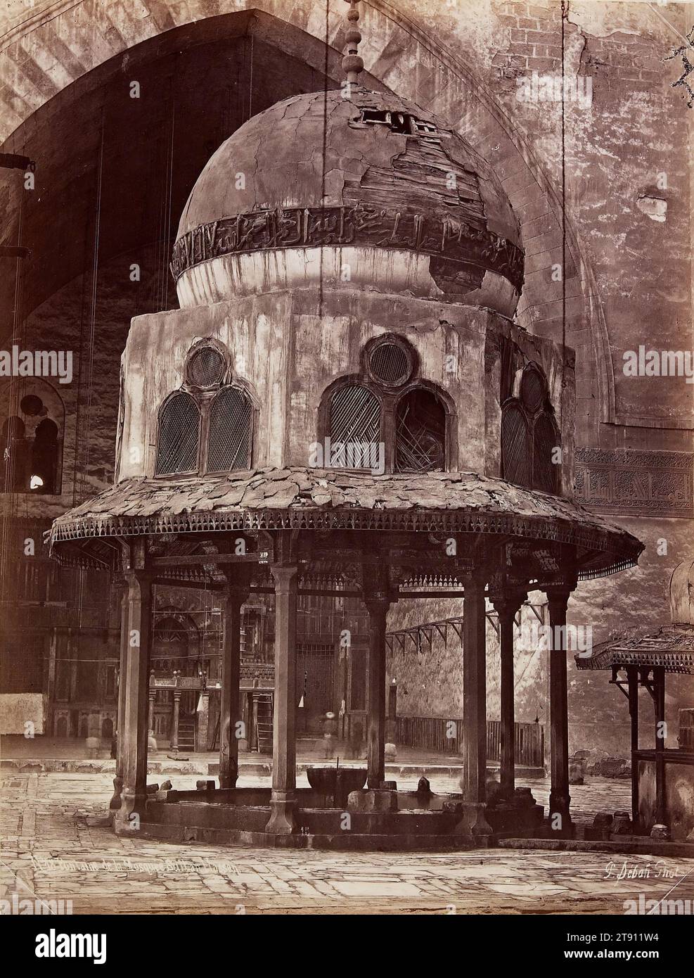 Fontaine de la Mosquée Sultan Hassen, 19th century, Pascal Sebah ...