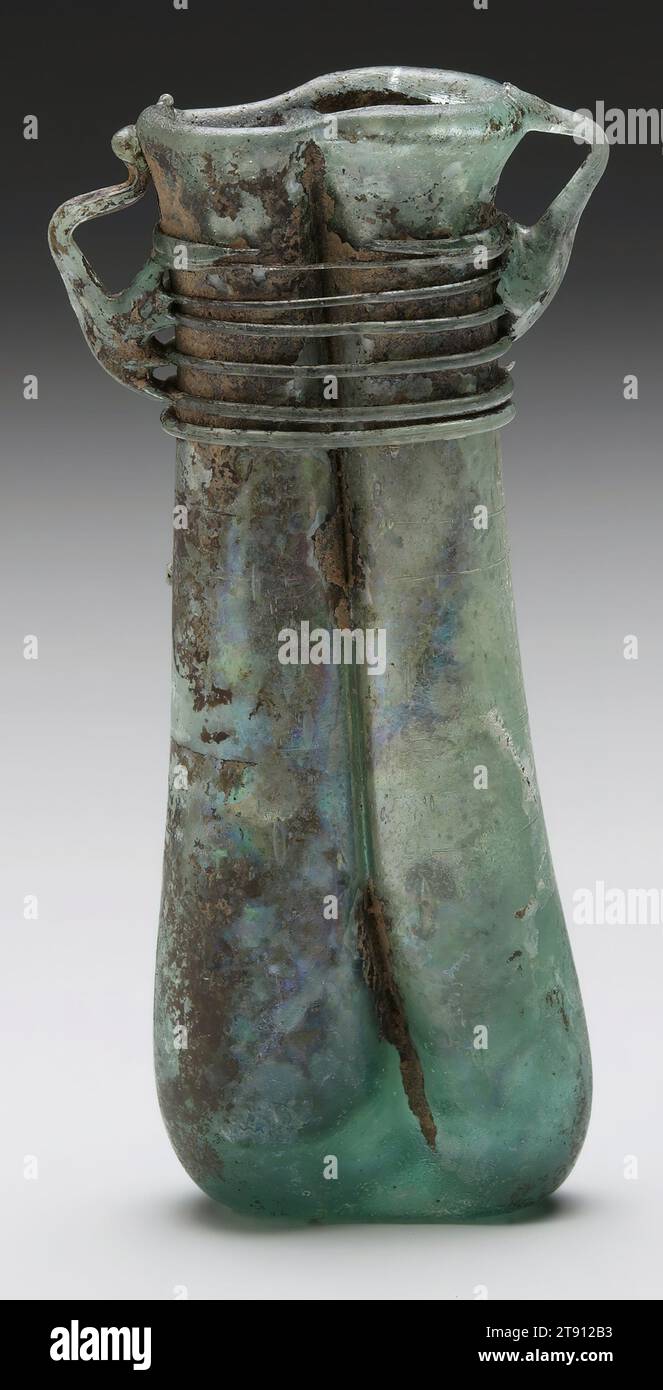 Perfume Vessel, 1st-5th century, 3 3/4 x 1 3/8 x 5/8 in. (9.53 x 3.49 x ...