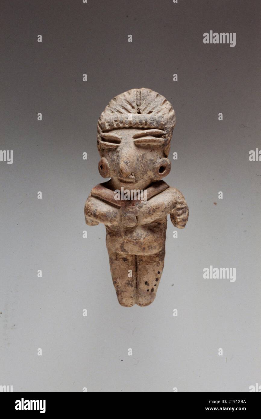 Standing female figure, 250 BCE - 300 CE, 3 x 1 3/8 in. (7.6 x 3.49 cm ...