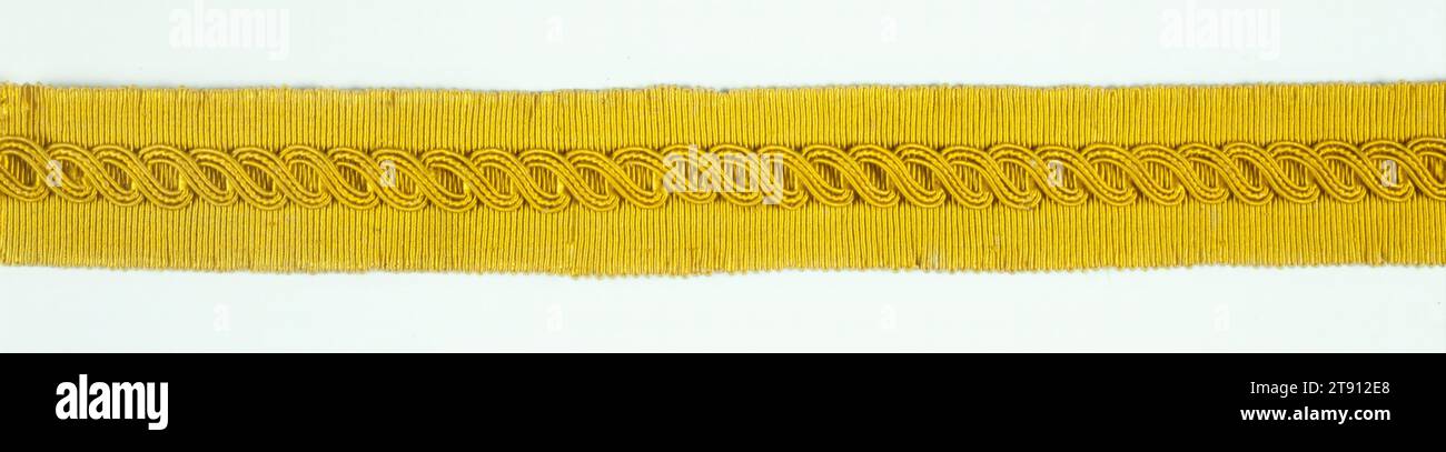 Trim, looped braid, 18th-19th century, 18 x 2 in. (45.72 x 5.08 cm ...