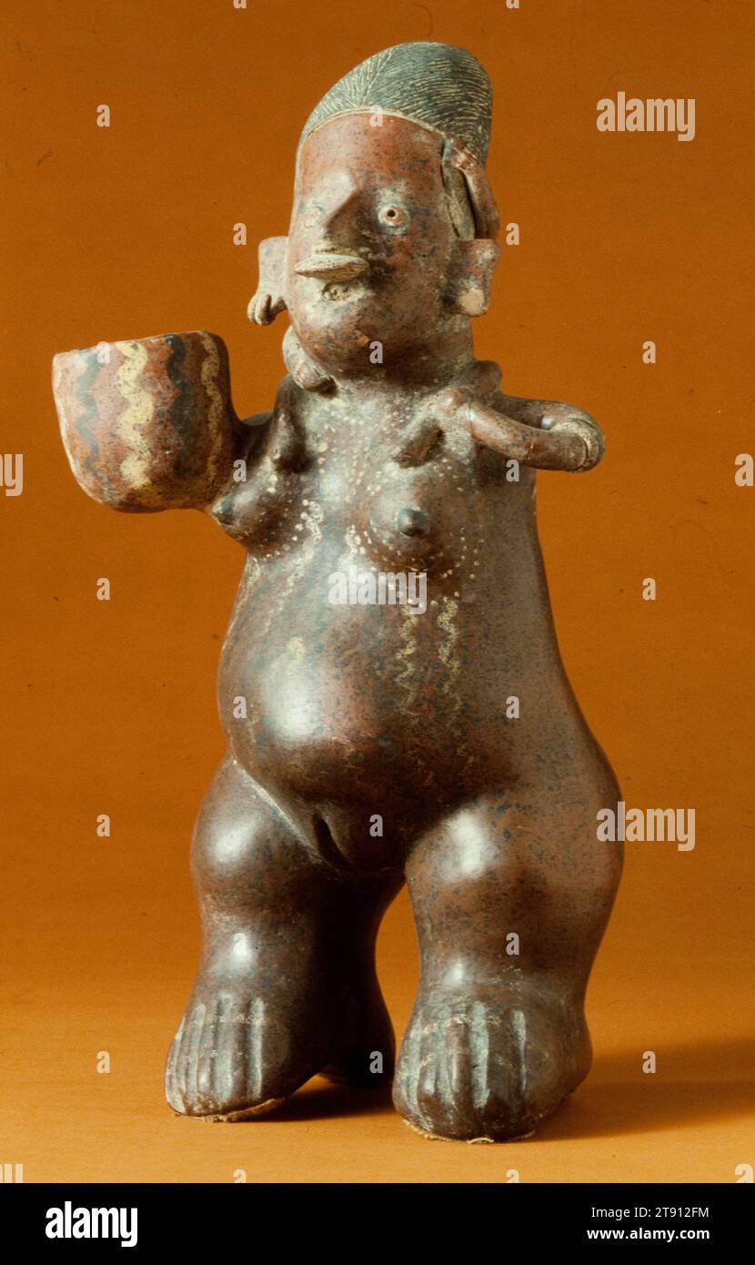Mother and child, 3rd century BCE - 3rd century CE, 15 1/2 x 6 1/2 in ...