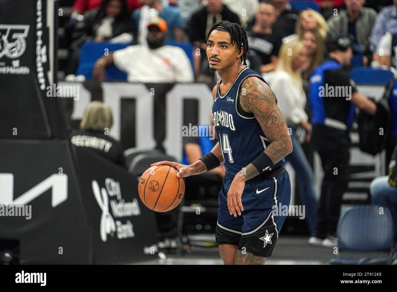 Orlando, Florida, USA, November 21, 2023, Orlando Magic guard Gary ...