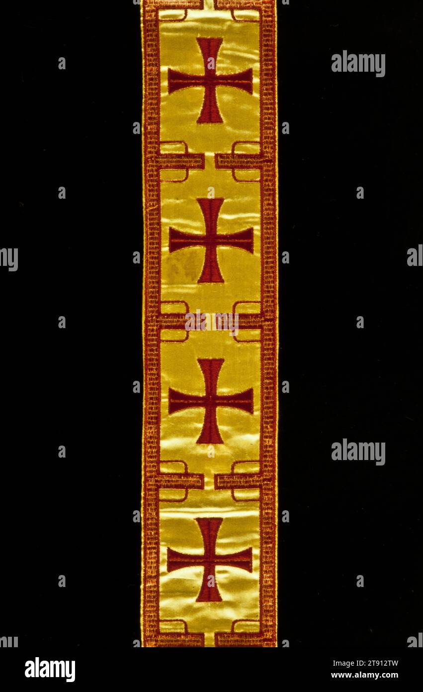 Trim, braid, 20th century, Sisters of the Order of St. Benedict, 3 3/4 ...
