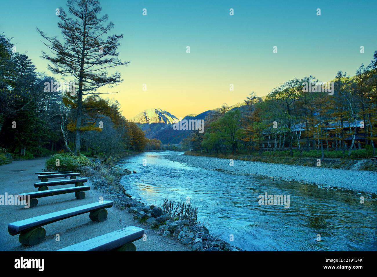 Kamikochi National Park in the Northern Japan Alps of Nagano Prefecture ...