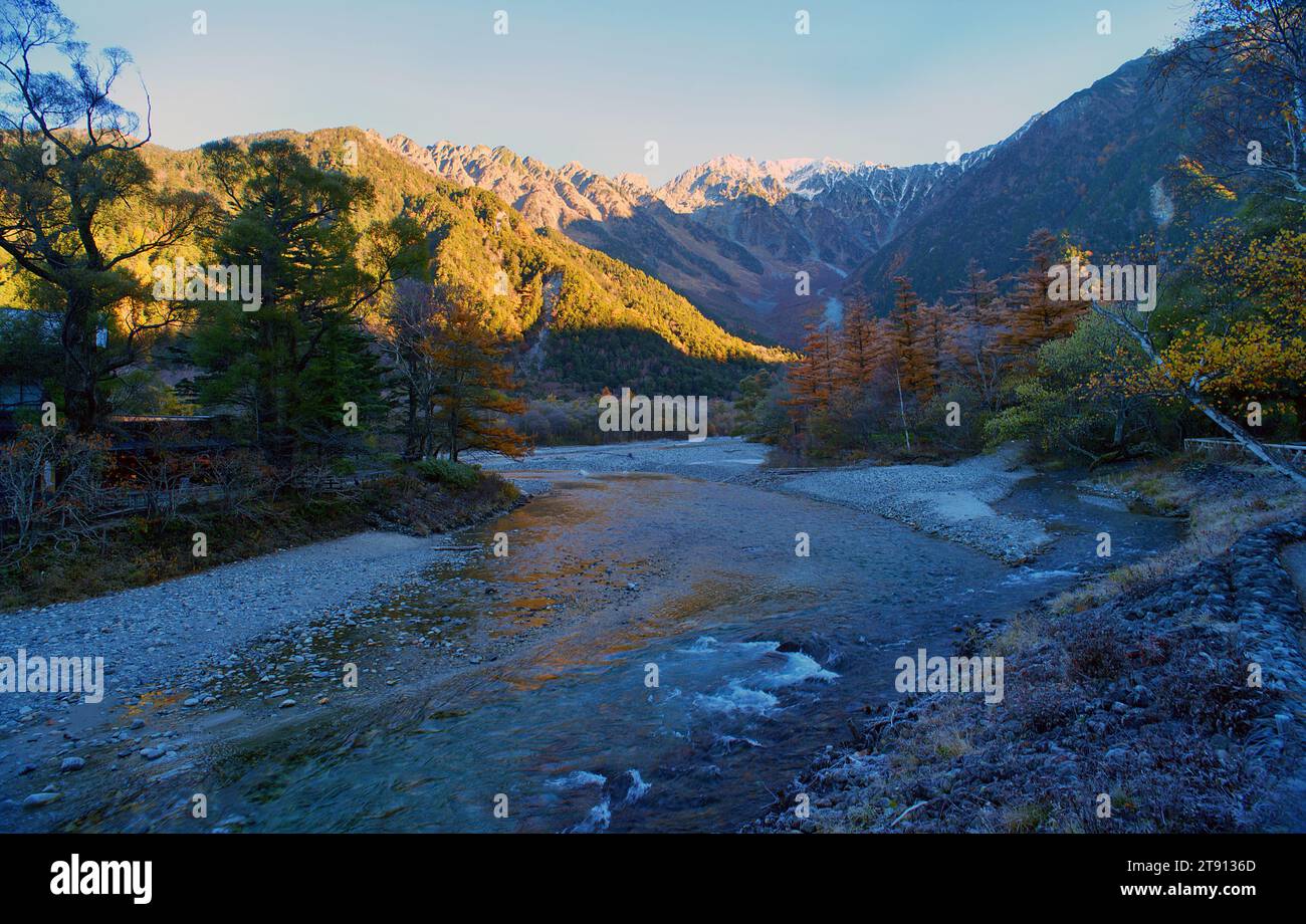 Kamikochi National Park in the Northern Japan Alps of Nagano Prefecture ...