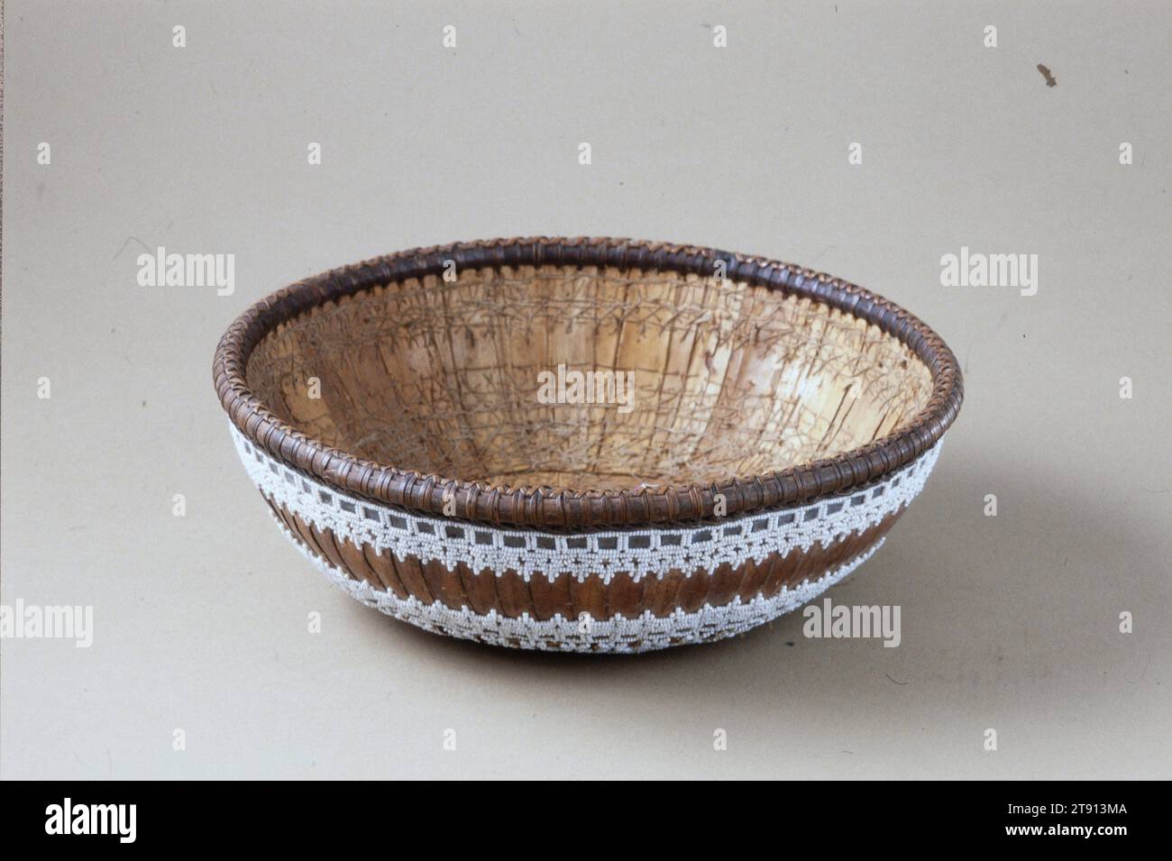 Temple Basket, 20th century, 3 3/4 x 11 x 11 in. (9.5 x 27.94 x 27.94 ...