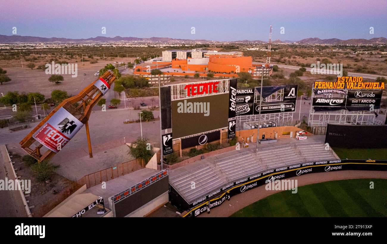 General aerial view of Fernando Valenzuela Stadium formerly called ...