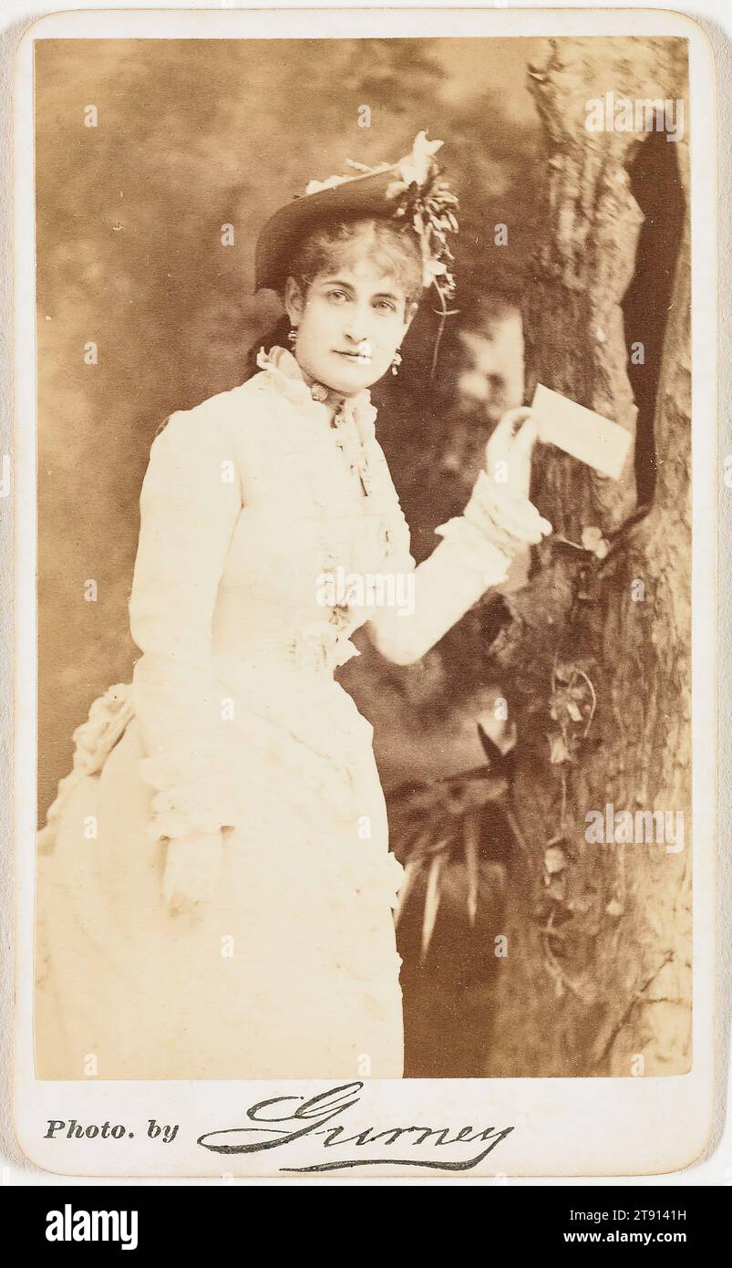 portrait of an unidentified actress, 19th century, Jeremiah Gurney ...