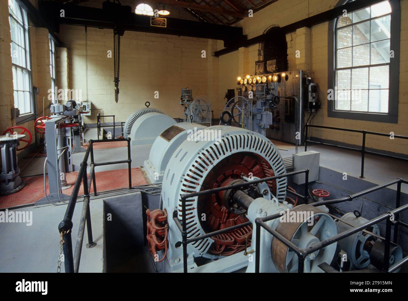 Restored turbines of Fremont Powerhouse, Fremont Historic District ...