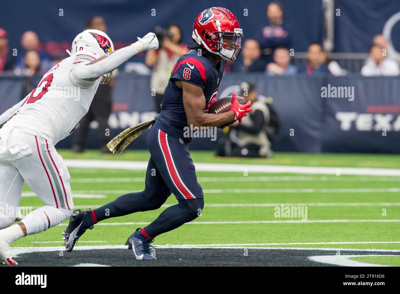 November 19, 2023: Houston Texans wide receiver John Metchie III (8 ...