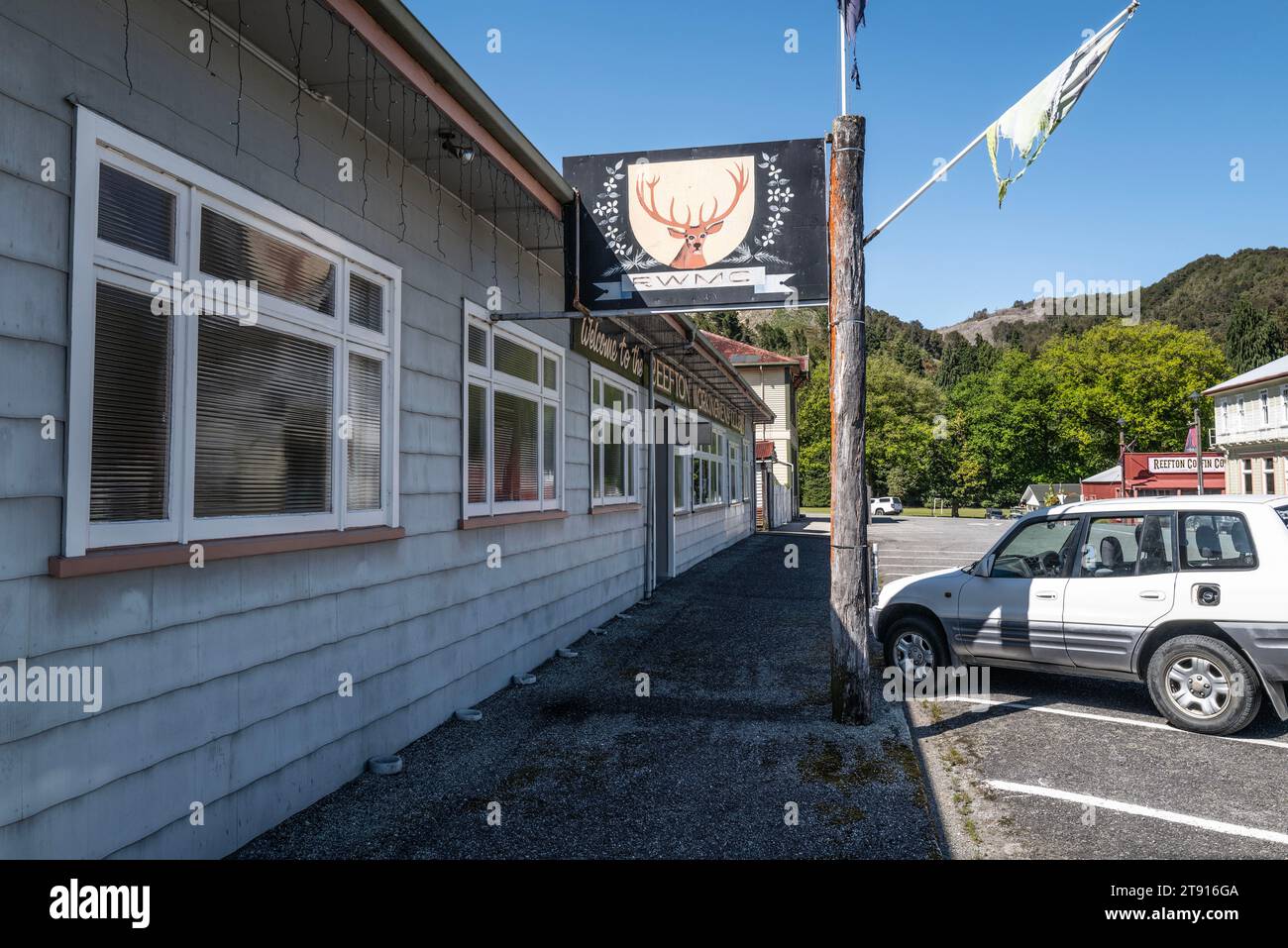 Trip round the South Island of New Zealand. Pictured is Reefton a small ...