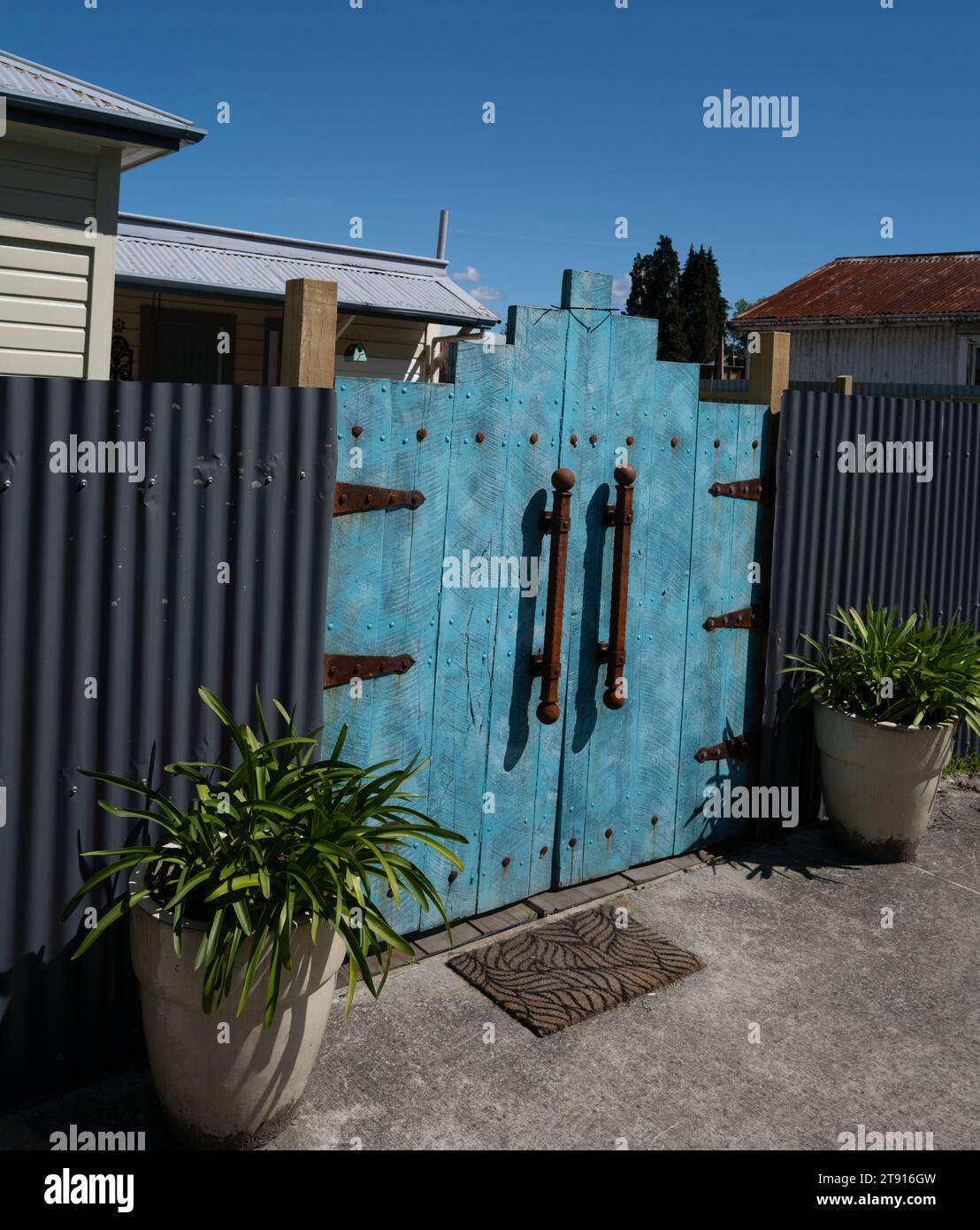 Trip round the South Island of New Zealand. Pictured is Reefton a small ...